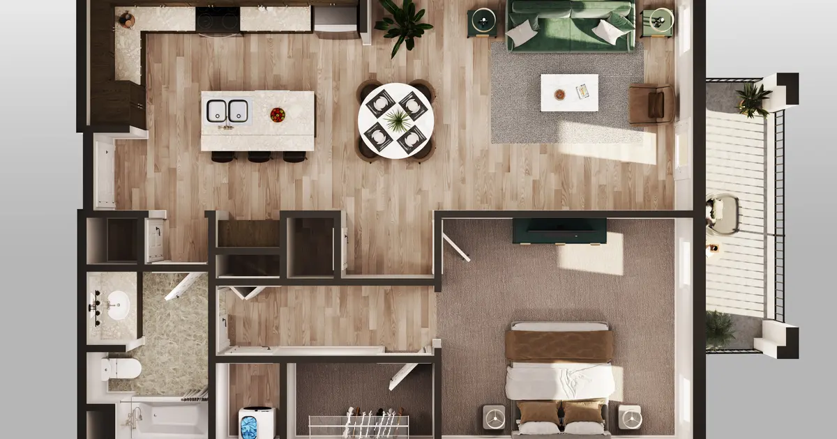 Unit 428 - Opal | The Jewel Washington Pike